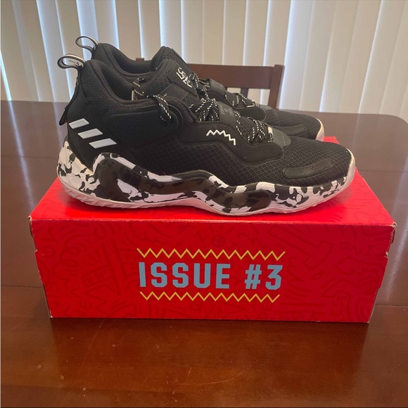 adidas | Shoes | Don Issue 3 Paint Smudge Basketball Shoes | Poshmark